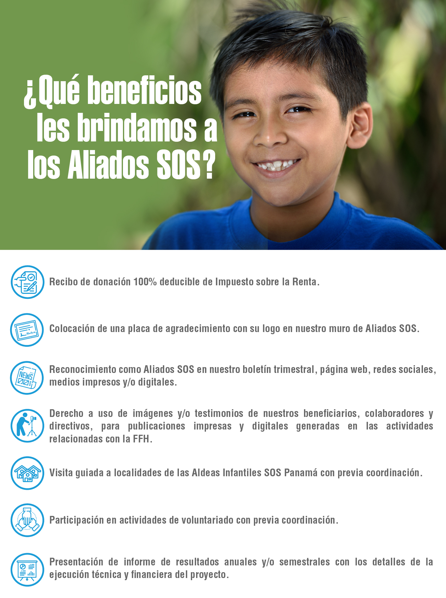 Beneficios Aliados SOS - Aldeas Infantiles SOS Panama